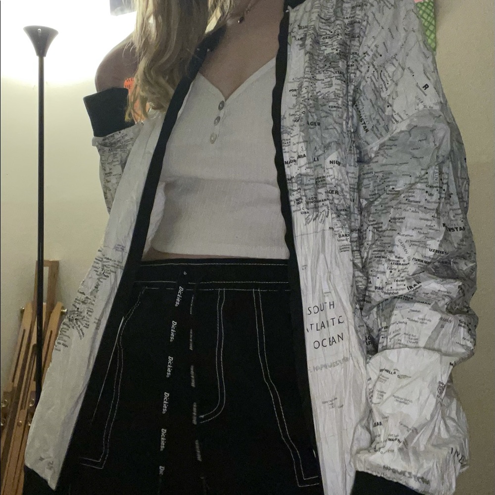 Vintage Map Jacket - Gem